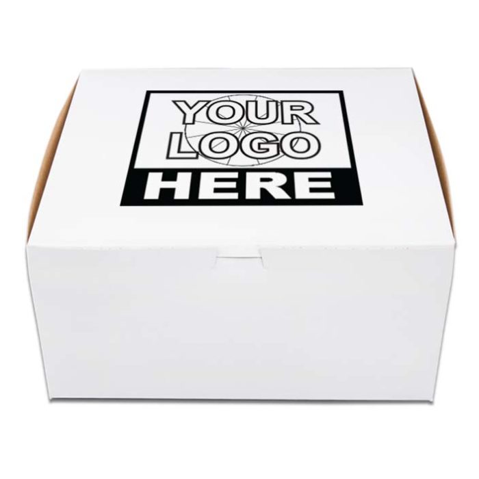6x6x4 Personalized Cake Box | BoxPrinting.com